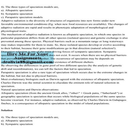 4). The three types of speciation models are,a). Allopatric specia.pdf