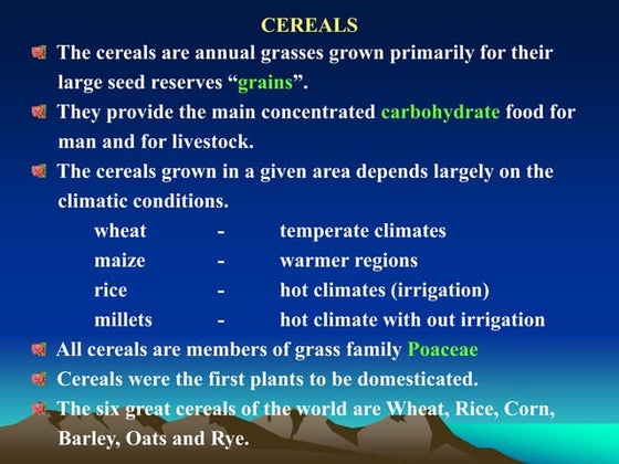 Strucuture of cereal grains and legumes | PPT