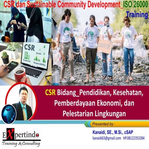 CSR Bidang Pendidikan, Kesehatan, Pemberdayaan Ekonomi, dan Pelestarian ...