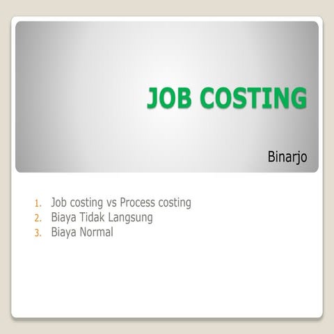 4. Job Costing.pptx