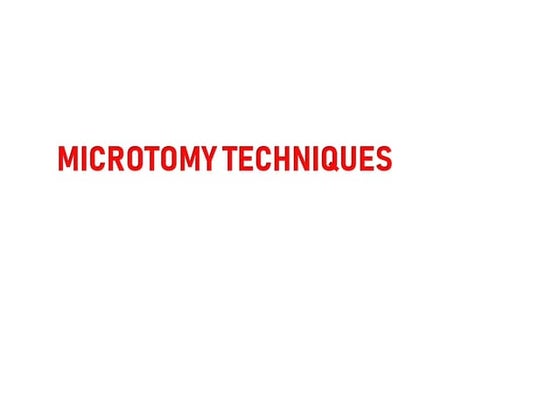 Microtome | PPTX | Physics | Science