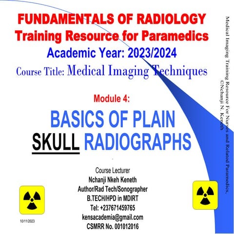 4. SRN 300 Skull Radiography and Pathologies.pdf