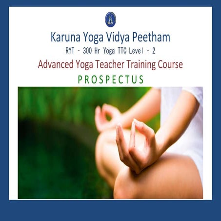 RYT – 300 Hr Yoga TTC Level – 2 | PDF