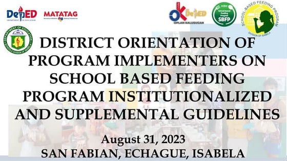 SBFP-2024-PRESENTATION. -edited-2.pptx | Nutrition | Healthy Living