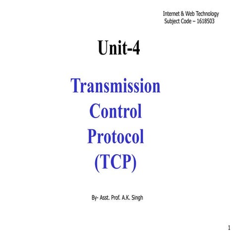 4 Tcp Headerppt 9545