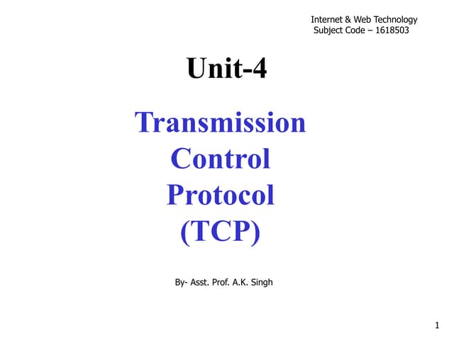 4 Tcp Headerppt 9545