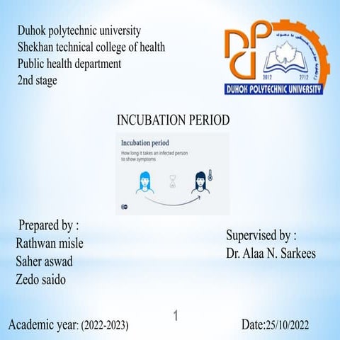 4. incubation period.pptx. . | PPTX