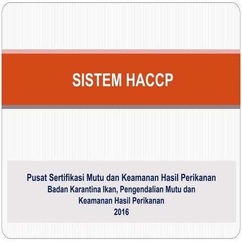 Materi tentang sistem HACCP pada industri | PDF