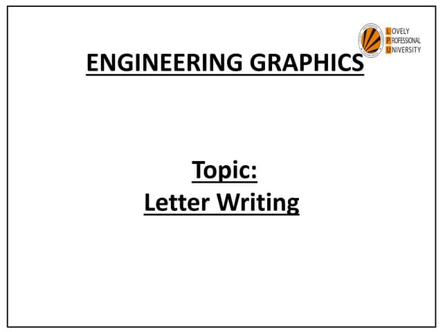 Engineering drawing (engineering lettering) lesson 3 | PPT