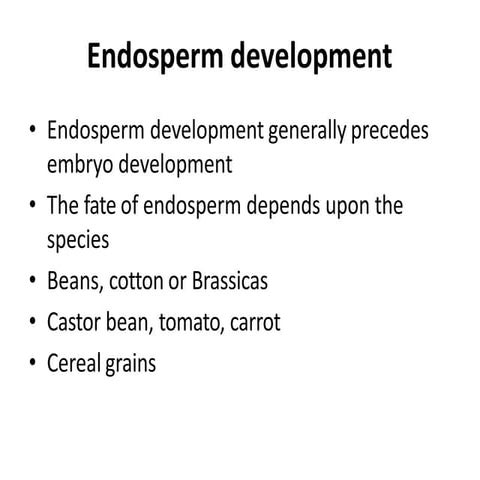 Endosperm | PPTX