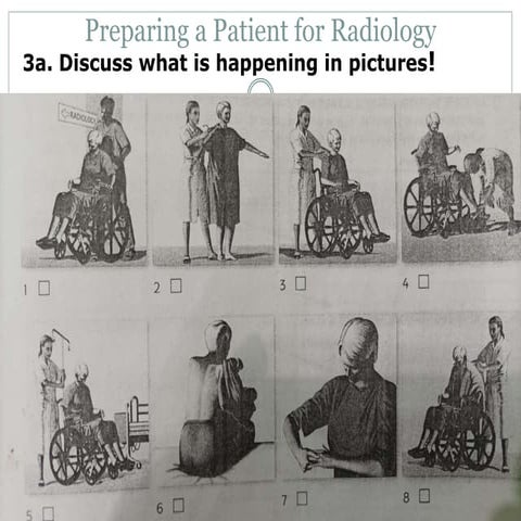 Preparing patients for radiology (nurse and patients) | PPT