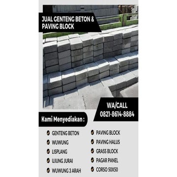 Penjual Paving Lubang Pengiriman ke Kalipare, CALL/WA 0821-8614-8884 | PPT