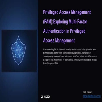 Enhancing Security With Multi Factor Authentication In Privileged