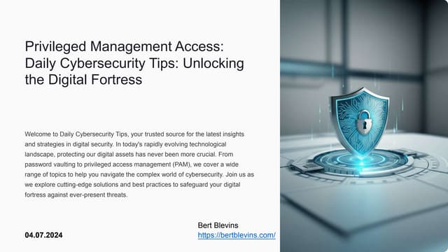 Daily Cybersecurity Tips And Tricks With Solutions Pptx Internet