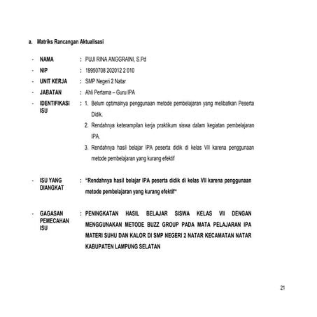 Power point Rancangan Aktualisasi LATSAR CPNS 2025 | PPTX