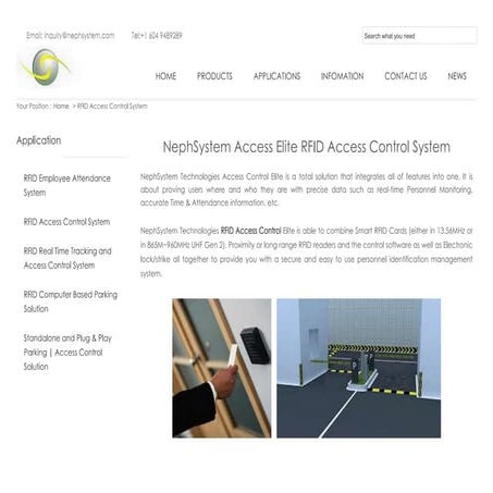 Efficient RFID Access Control Systems | NephSystem | PDF