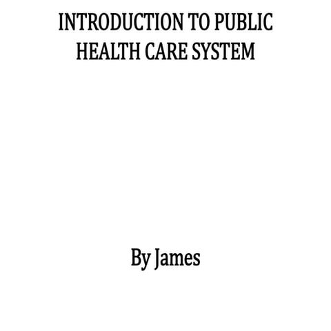 Introduction to Public health | PPT