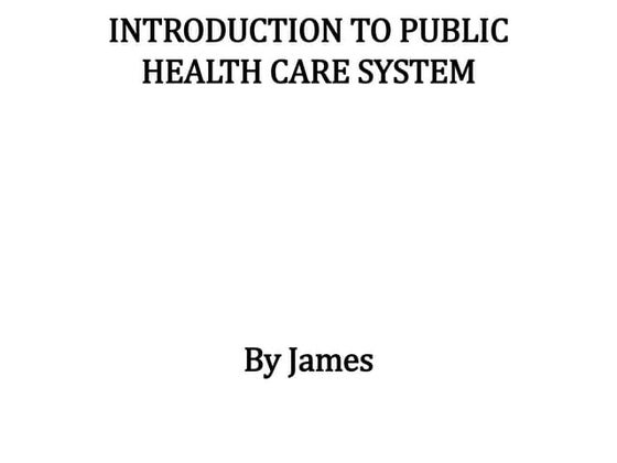 Public health disciplines | PPT