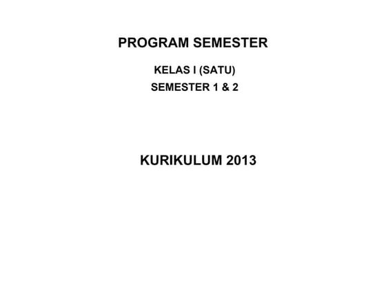 PROGRAM KELAS 1 SEMESTER 2.doc