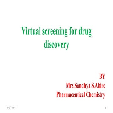 4. Virtual screening for drug discovery.pptx