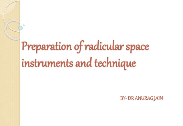 Endodontic files | PPTX