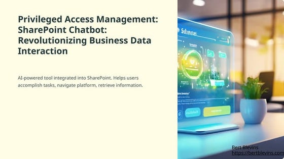 Revolutionizing Business Operations with SharePoint Chatbots | PPT