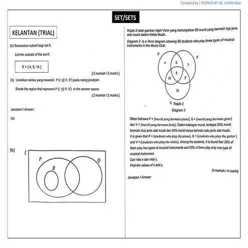 4. SET (SETS) 2022 for spm revision topical | PDF