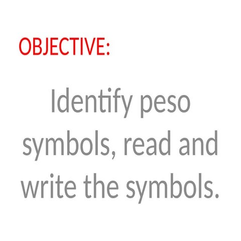 WRITING PHILIPPINE PESO IN WORDS AND IN SYMBOLS | PPTX