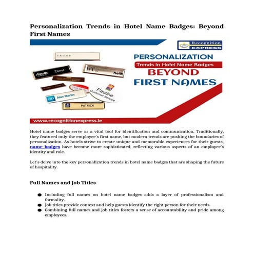 Name badge international- The Professionals Choice | PPTX