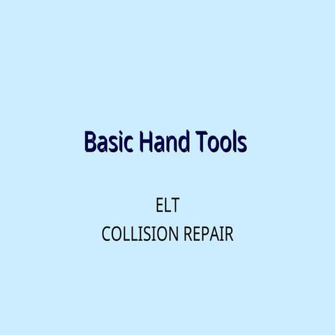 Basic Hand Tools in Automotive Technology.ppt