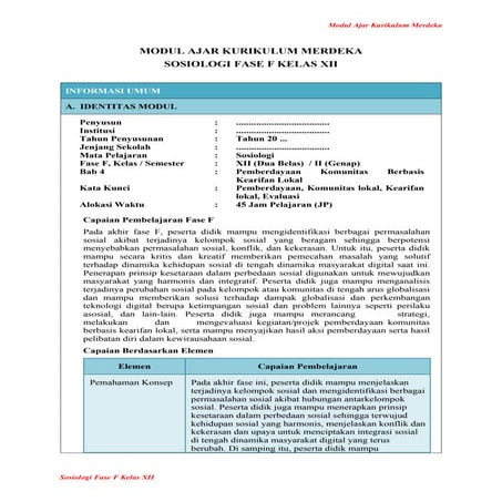 4. Modul Ajar BAB 4 Pemberdayaan Komunitas Berbasis Kearifan Lokal.docx