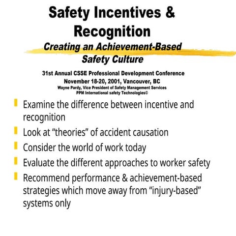 4.safety- incentives 7.1.20.pptsafgsggaga | PPT | Free Download