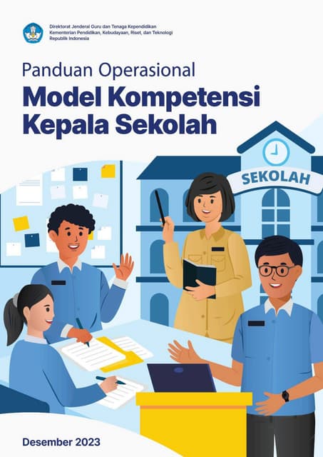 Model Kompetensi Kepala Sekolah sesuai Perdirjen GTK nomor 7327 | PDF