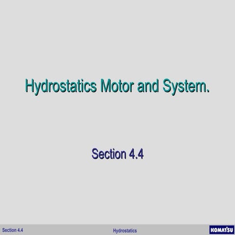 4.3 Hydrostatic Pump excavator small..ppt
