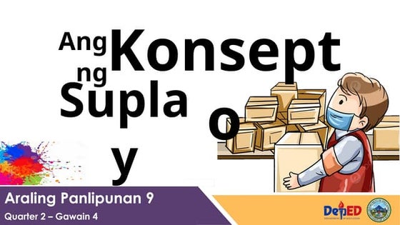 Elasticity of Supply (Filipino) | PPTX