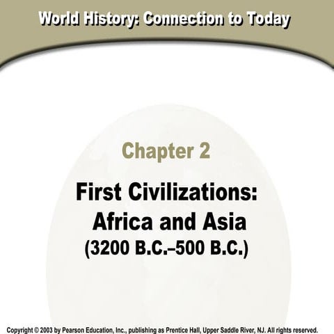 first civilization africa and asia 3200 bc | PPT