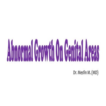 4. Abnormal Growth On Genital Areas.pdf. | PDF
