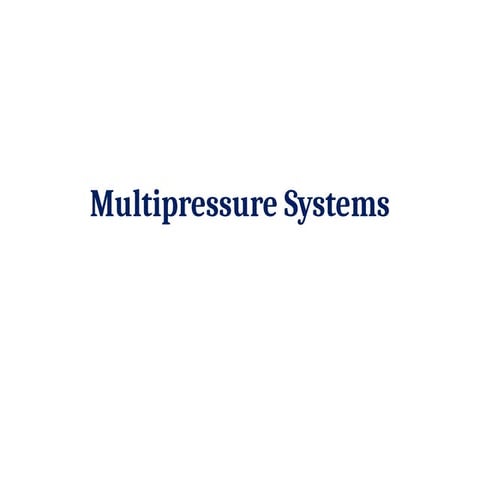 Multipressure Systems.presentation per text | PPTX