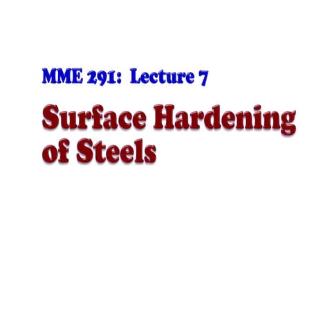 4.Surface Hardening.pdf MME engineering 1 | PDF