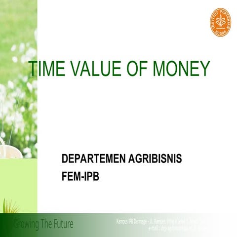 4. Time Value Of Money.ppt (TIME VALUE OF MONEY) | PPT
