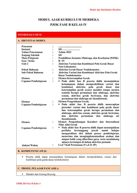 MODUL AJAR PJOK 2 BAB 6 (aktivitas permainan dan olahraga air).pdf