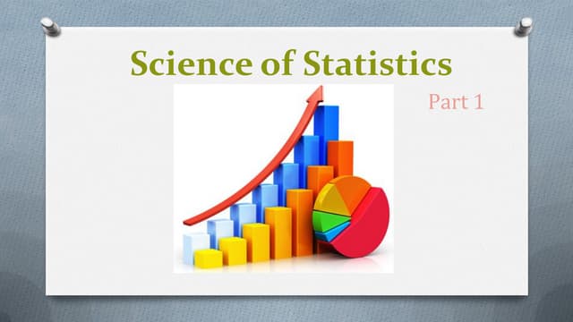 Statistics for data science | PPTX