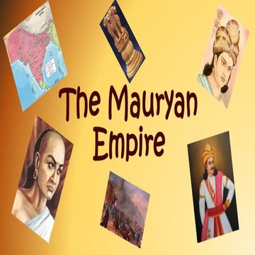 "The Mauryan Empire: Rise, Expansion, and Legacy of India's First ...