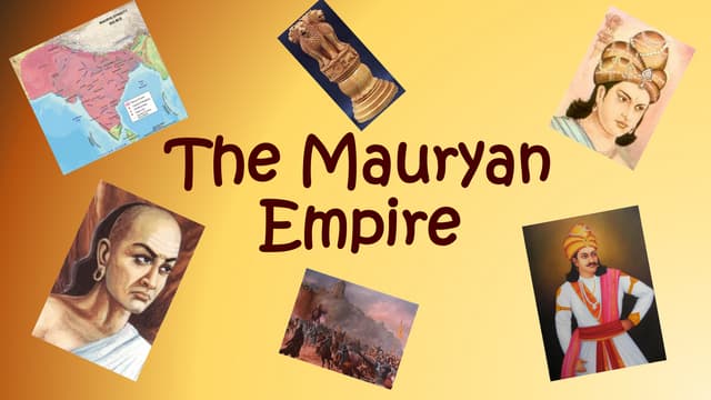 THE MAURYAN EMPIRE | PPT