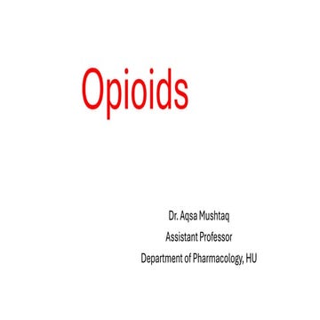 Opioids | PPT