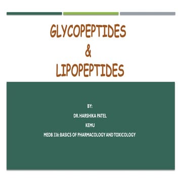 4. GLYCOPEPTIDES & LIPOPEPTIDES ANTIBIOTICS.pptx