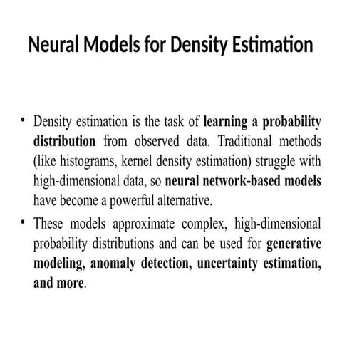 Neural model for density estimation.pptx