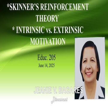 Skinners Reinforcement Theory and Intrinsic Motivation.pptx