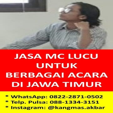 Jasa MC Acara dan Ulang Tahun Jember Jawa Timur | PPTX