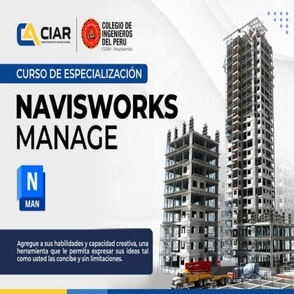 4.Brouchure Naviswork Manage 2024 cursos | PDF